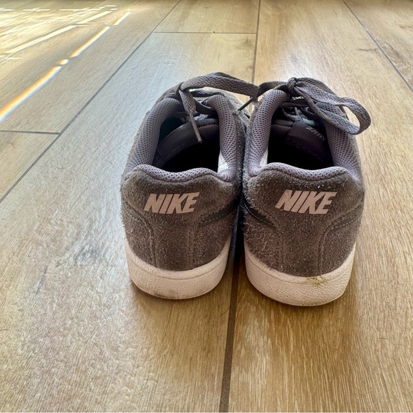 Nike | Shoes | Nike Suede Sneakers In Light Gray | Poshmark